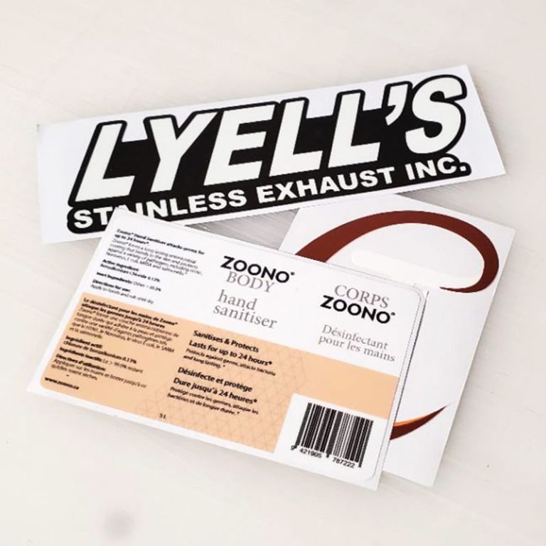 Custom Tire Retorque Reminder Stickers from Expert Print Solutions